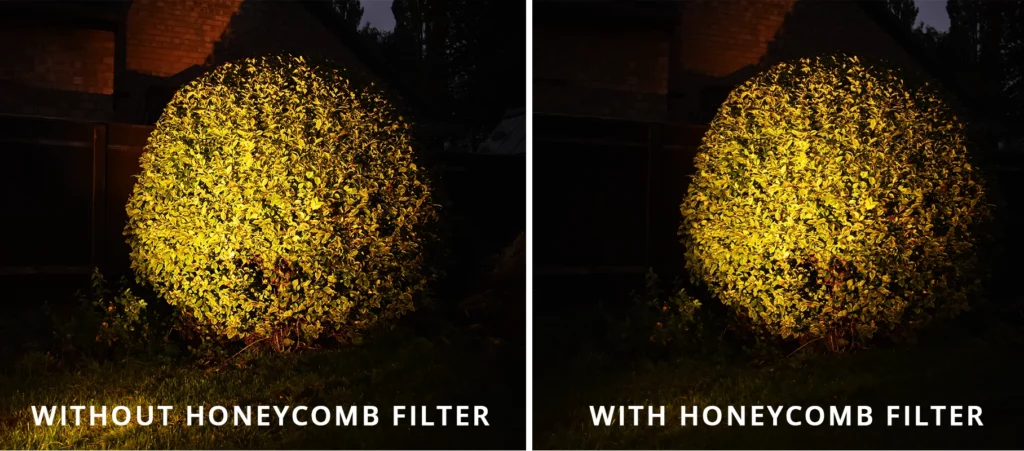 Louvred Honeycomb Filter for GU10 / MR16 Spotlights | 50mm | Lumena