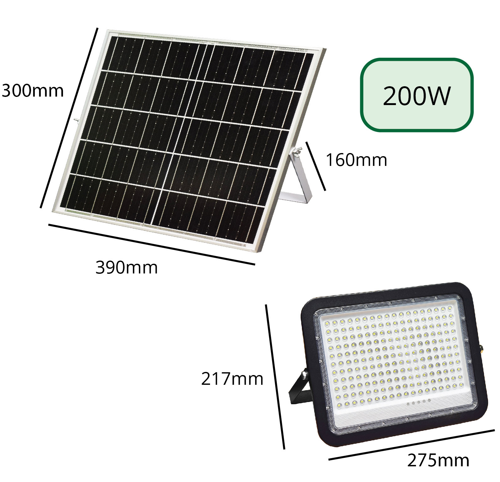 Pro Solar HELIOSOL Solar Floodlight Series | 3 High Outputs