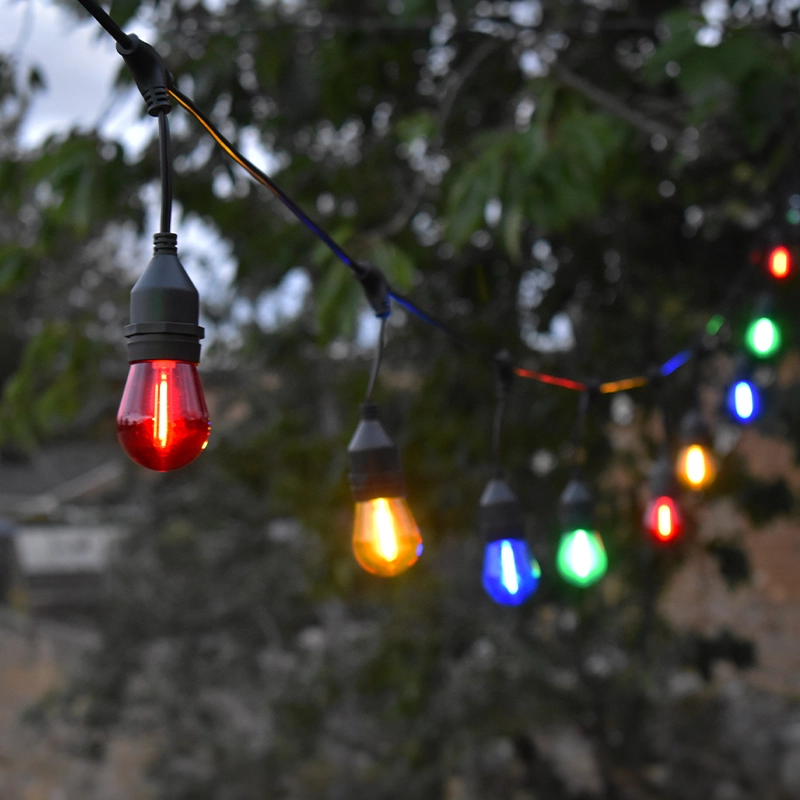 VELA Solar Coloured Festoon Lights | E27 5M | Cosmic Range