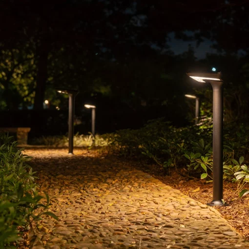 Solar Powered Post Light | Bastion | Solar Lighting | Lumena Lights
